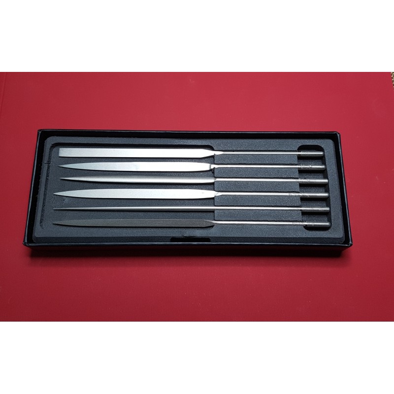 Vallorbe Assortment of Six Buff Files Ref. 502-2462-140-G10